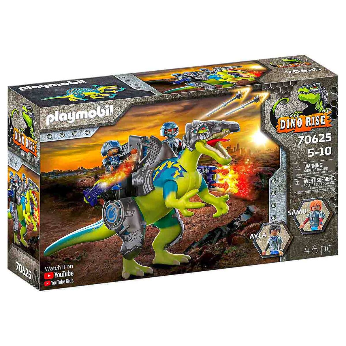 Playmobil Dino Rise Spinosaurus Double Defence Power Playset — Booghe