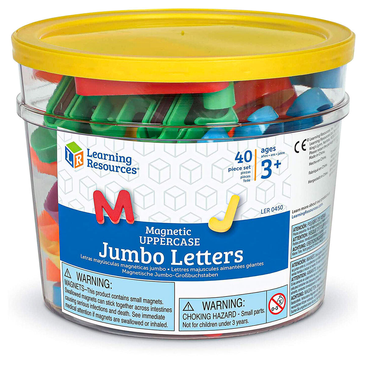 Magnetic Uppercase Jumbo Letters Set of 40 — Booghe