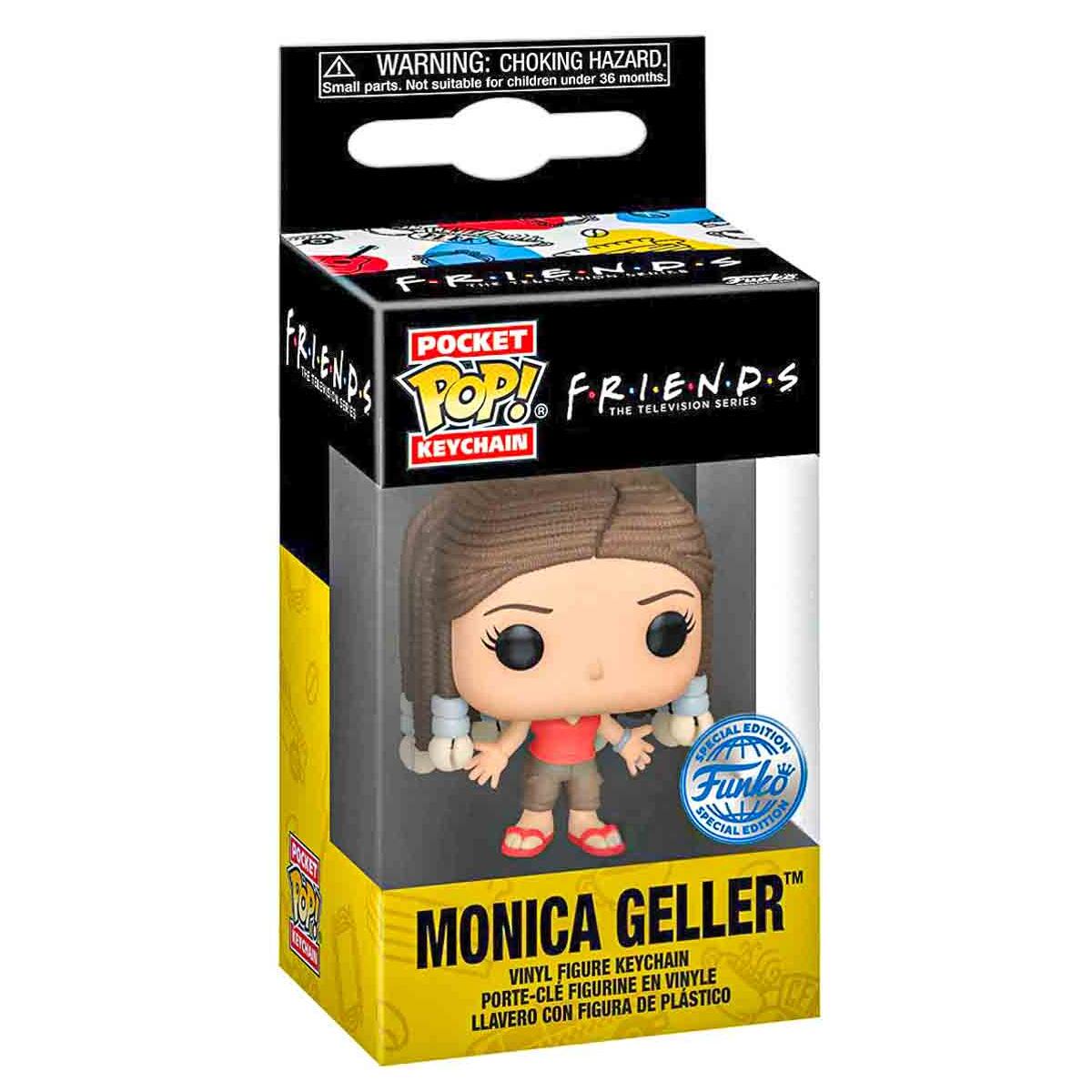 Funko Pop! Pocket Keychain Friends: Monica Geller (Braids) Vinyl Figur ...