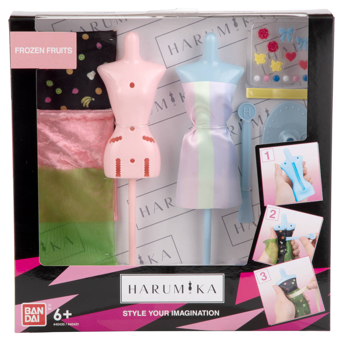 Bandai Harumika Frozen Fruits Double Torso Fashion Design Craft Kit ...