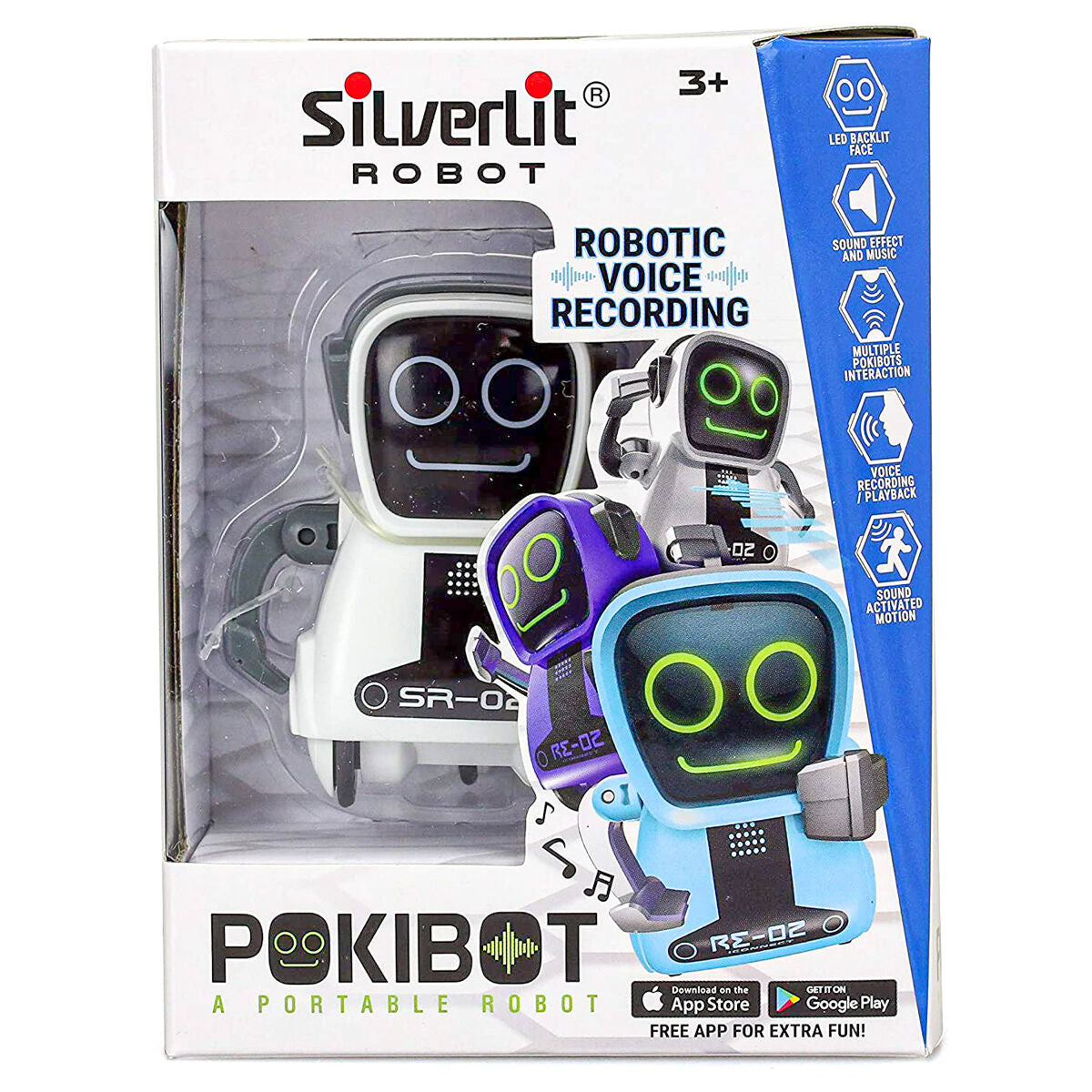 Pokibot Square Face Robot styles vary — Booghe